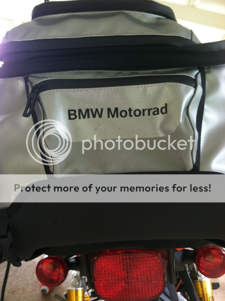 Does the factory tail bag work without the luggage rack? | XR1200 ...