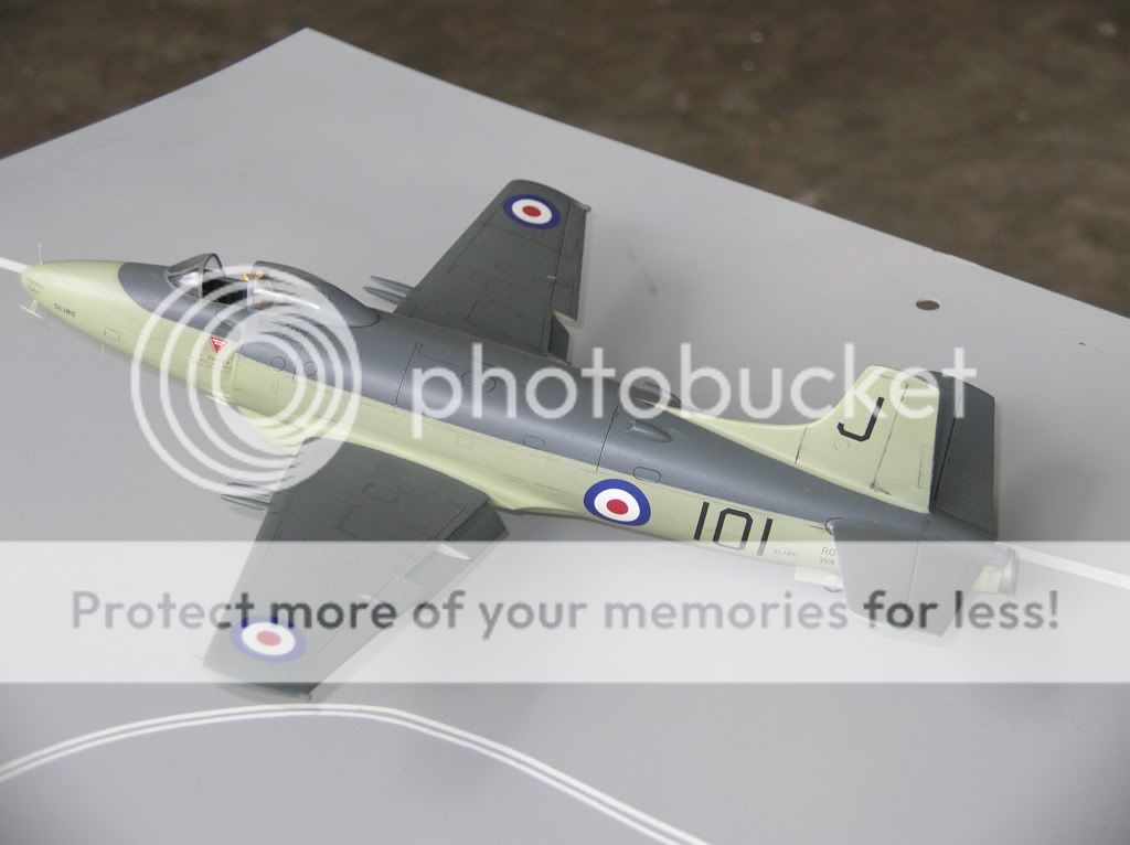 Classic Airframes 1/48 scale Supermarine Attacker - Ready for ...